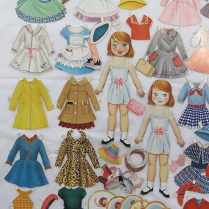Vintage Paper Dolls SUZY Look-alive Doll Book Original 1966 Paper Doll ...