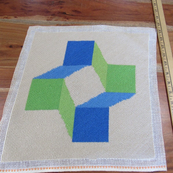 Geometric Needlepoint - Etsy