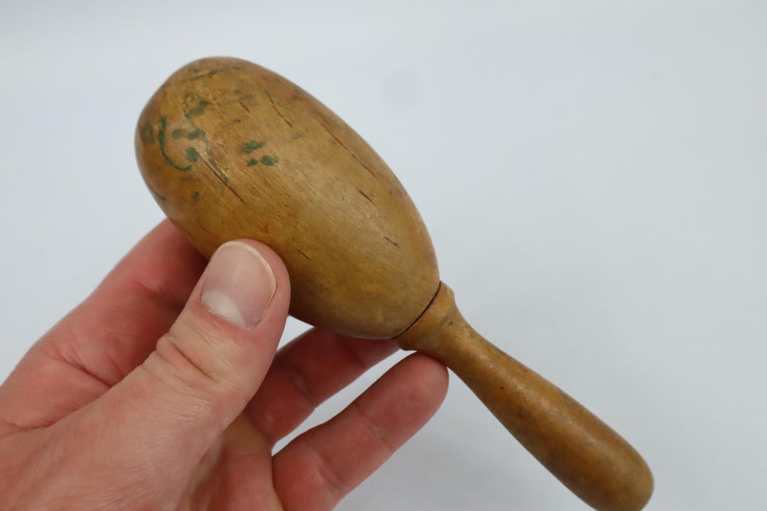 Vintage Wood Darning Egg Sock & Glove Vintage 1930s Wood Darning Egg ...