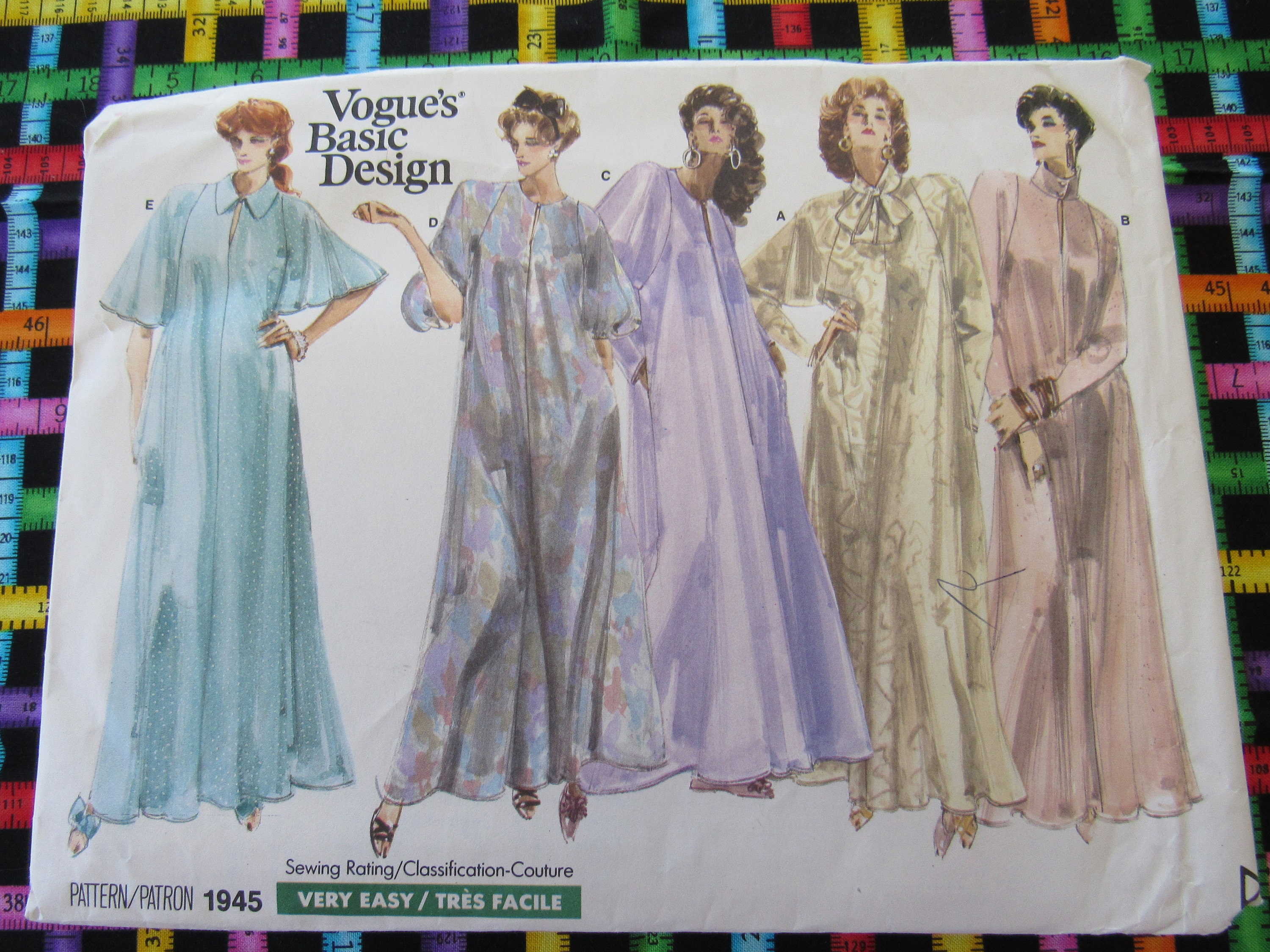 Vintage Caftan Dress Pattern