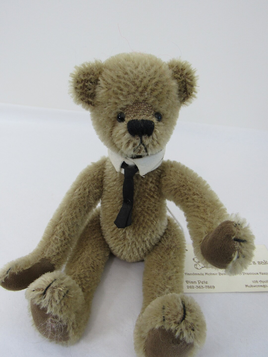 Artist Teddy Bear WILSON 10 Bear Jointed Made With German Mohair Glass ...