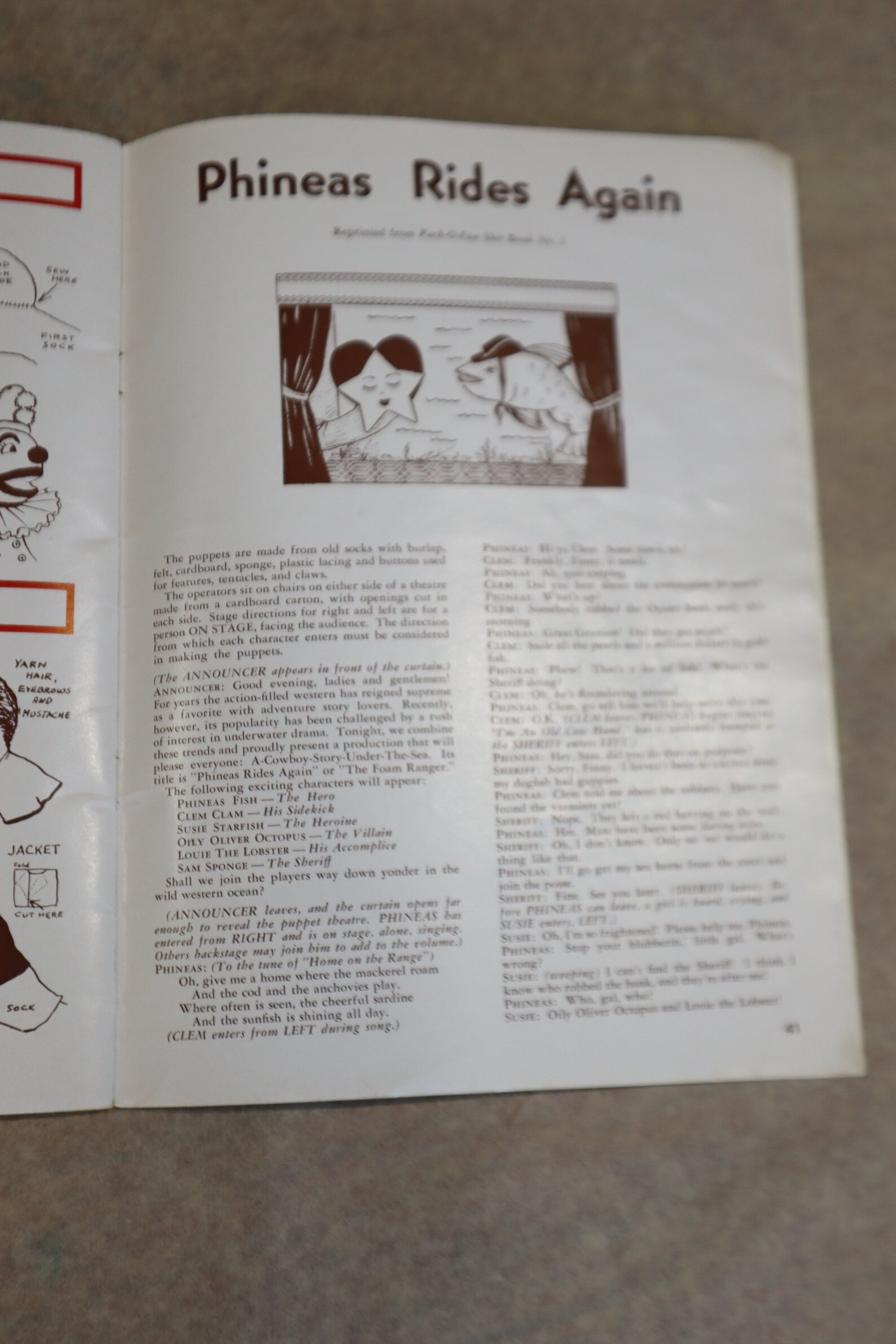 How to Make A SOCK TOYS Book Vintage 1958 Red Heel Sock Patterns Sock ...