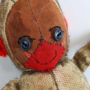 Vintage 1950s Creepy MONKEY Plush Stuffed Animal 12" - Estate Find ...