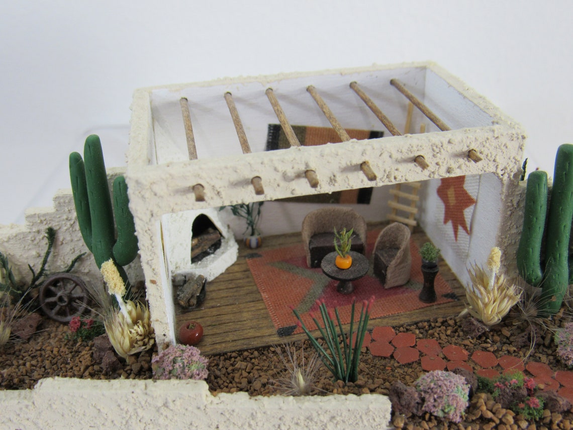 Artist Miniature PUEBLO House Southwest PUEBLO House MICRO | Etsy
