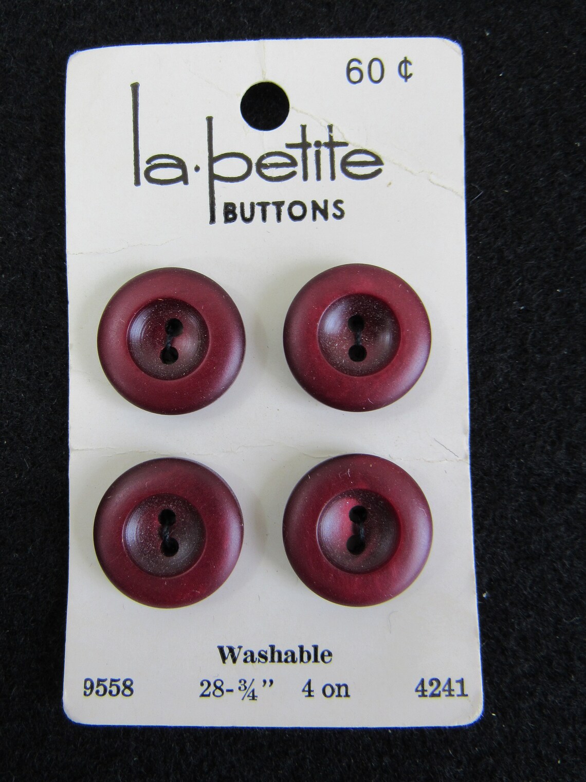 RED Buttons New On Card Choose One Vintage Small Sewing | Etsy