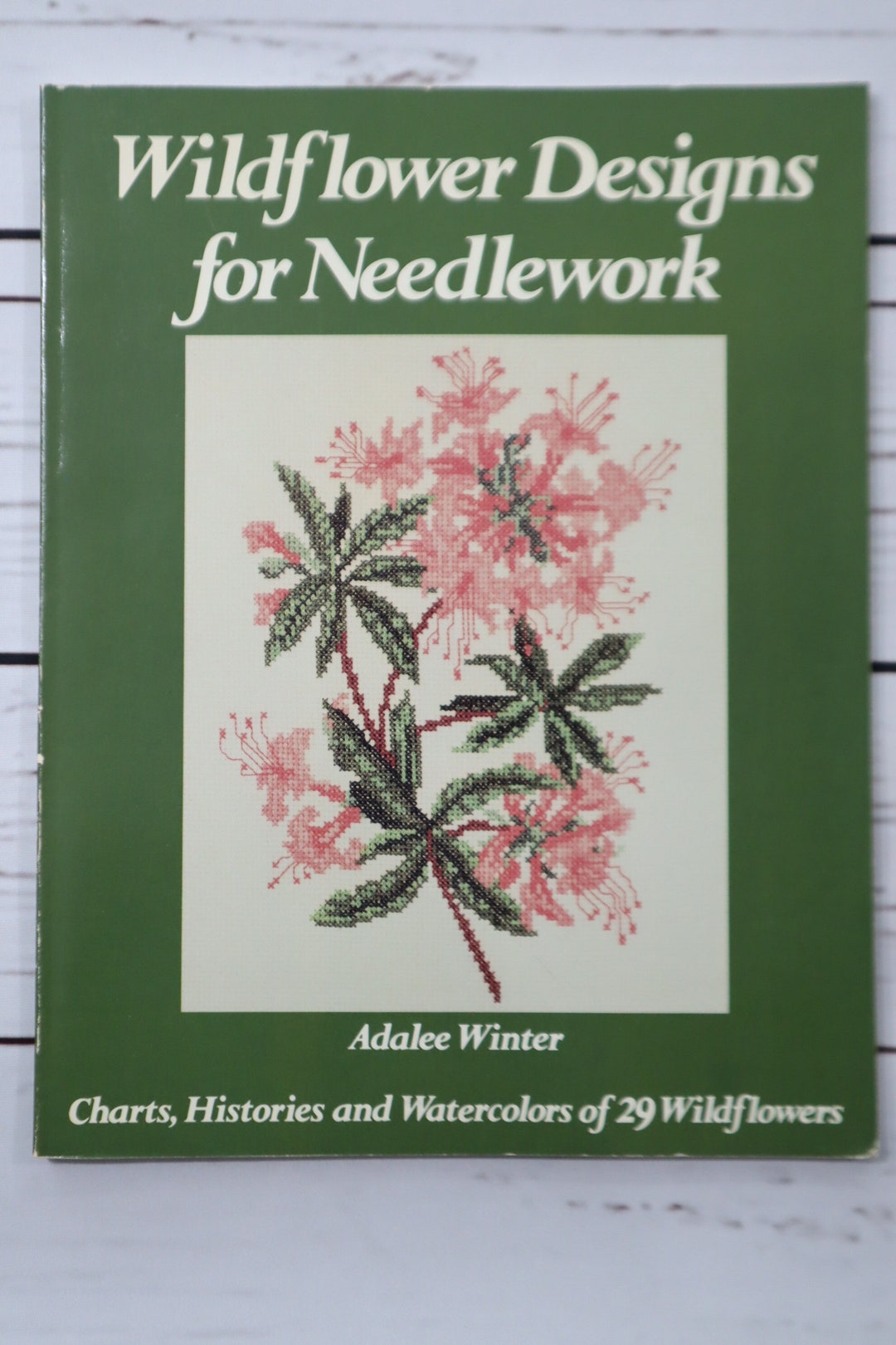 WILDFLOWER DESIGNS for Needlework Cross Stitch / Needlepoint Book ...