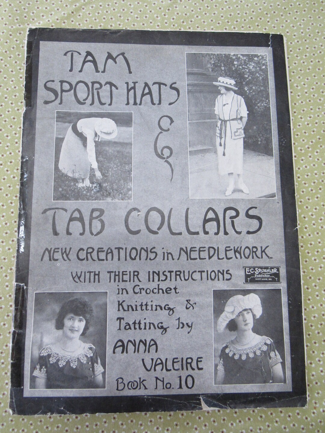 Antique Knitting Tatting & Crocheting Pattern Booklet Vintage 1910s ...