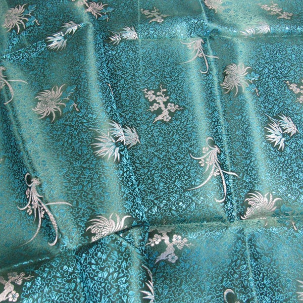 Chinese Silk Fabric - Etsy