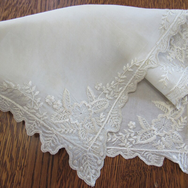 Antique Lace Handkerchief - Etsy