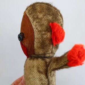 Vintage 1950s Creepy MONKEY Plush Stuffed Animal 12" - Estate Find ...