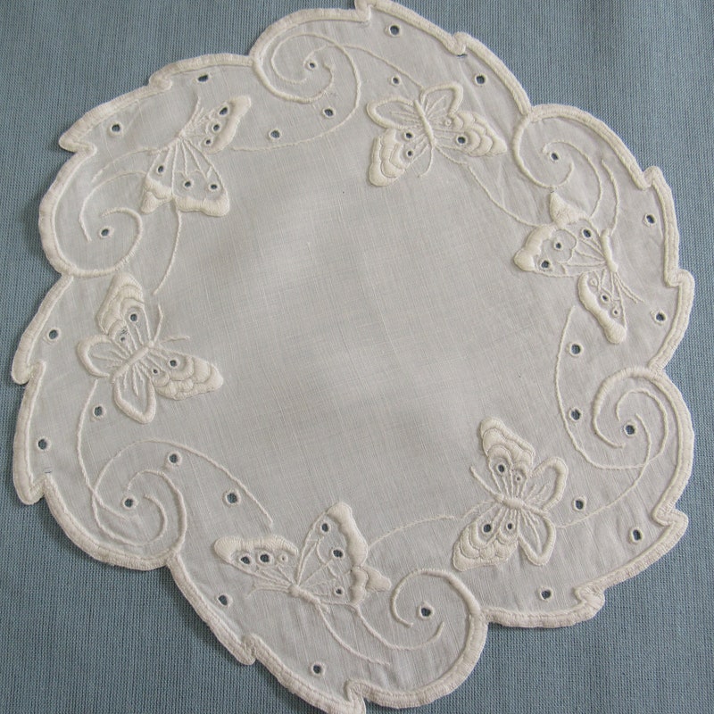 Butterfly Doily - Etsy
