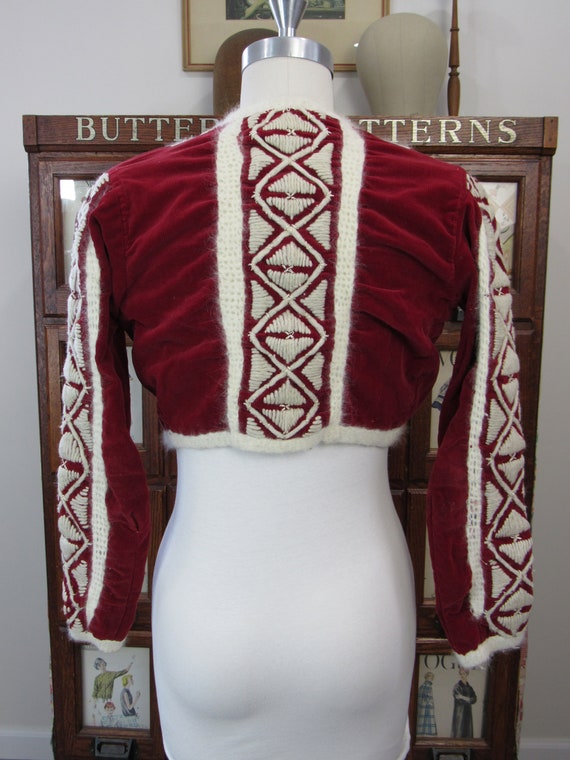 Antique Scandinavian Sweater - Vintage 1920s Cropped … - Gem
