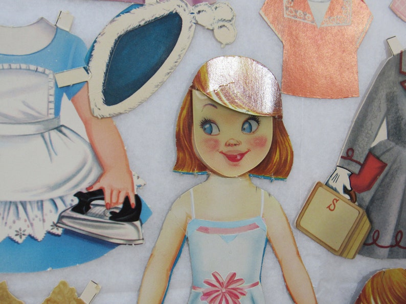 Vintage Paper Dolls SUZY Look-alive Doll Book Original 1966 - Etsy