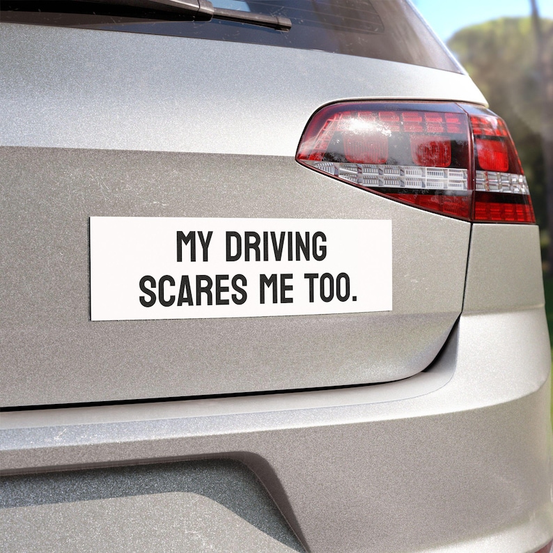 Vinyldecals, Vinylstickers, Funny Car Magnet, Meme Car Decal, Gen Z ...