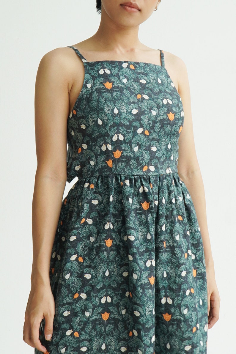 Back Tie Dress Pattern, Easy Sewing Dress Pattern, Sleeveless Dress ...