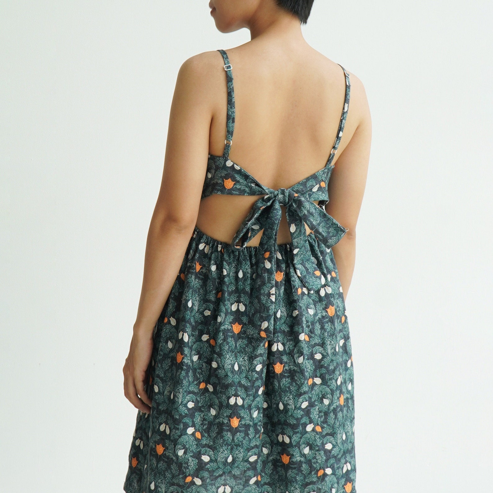 Back Tie Dress Pattern, Easy Sewing Dress Pattern, Sleeveless Dress ...