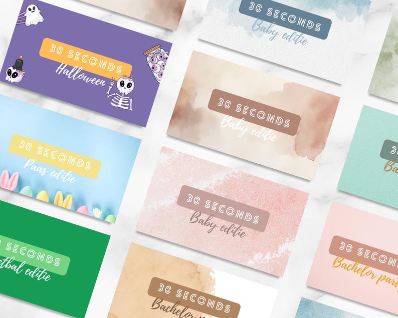 30 Seconds Sinterklaas Game | Printable Dutch Party Game - Etsy