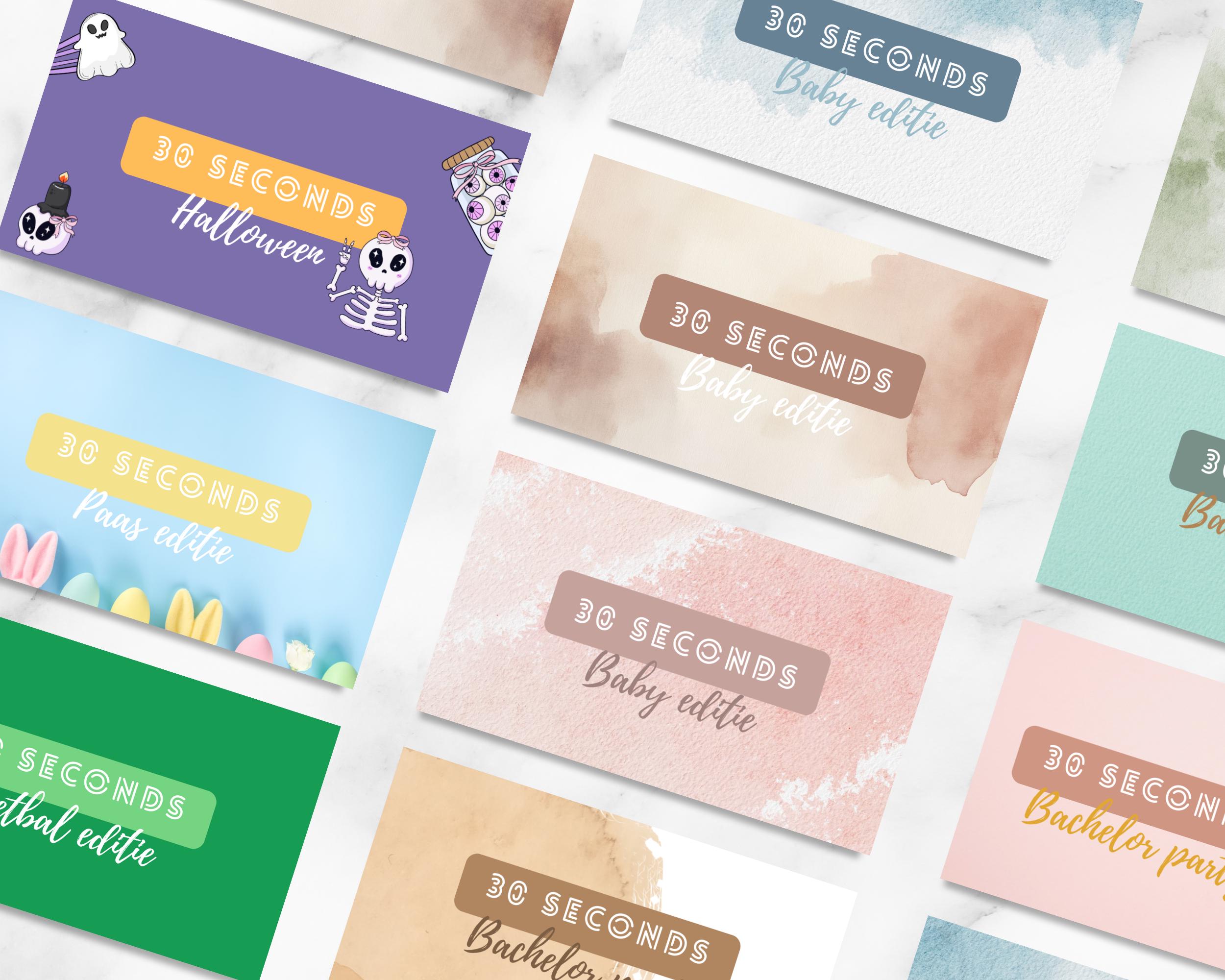 30 Seconds Sinterklaas Game | Printable Dutch Party Game - Etsy