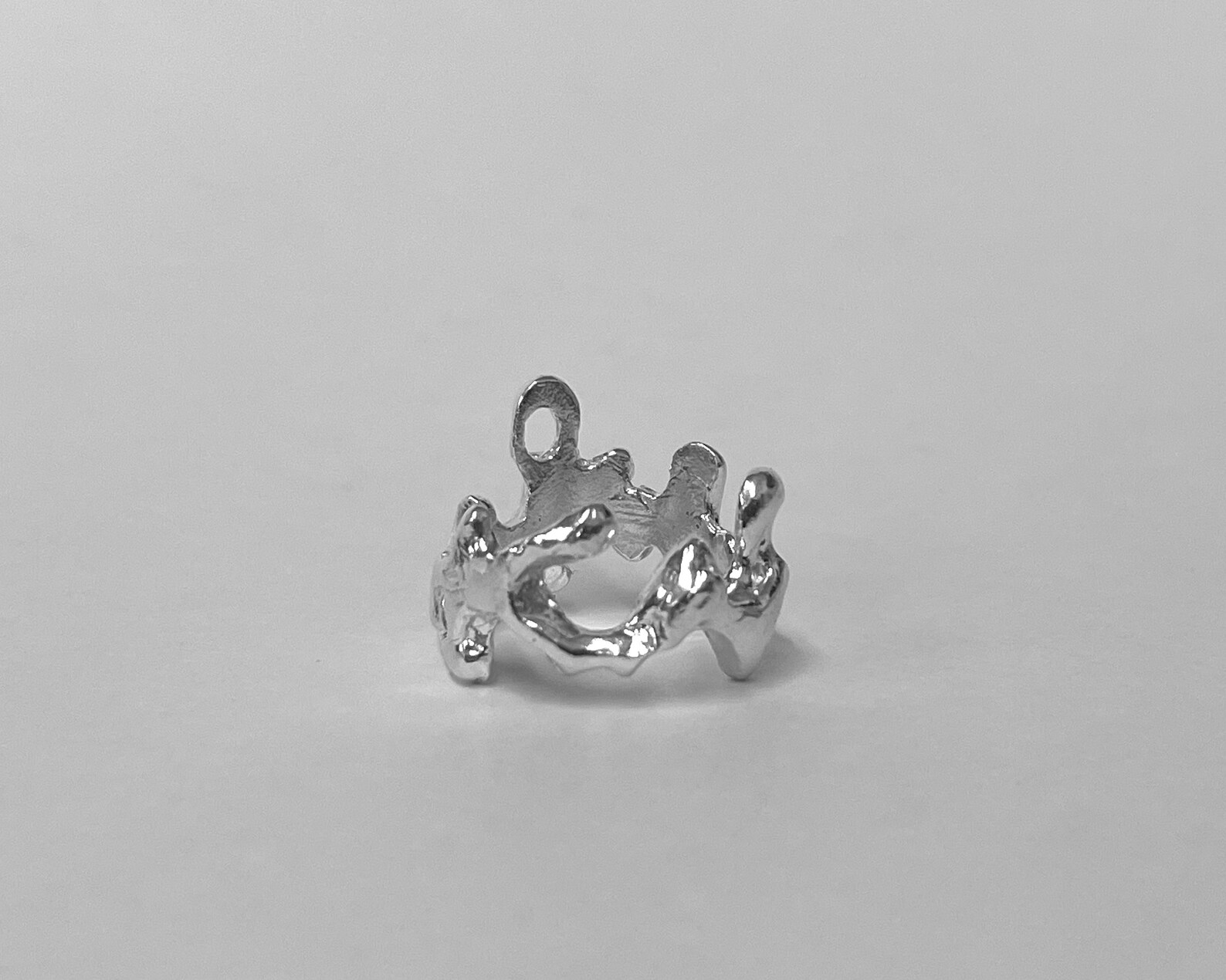 TENDRE METAL Sterling Silver render Os Ring - Etsy
