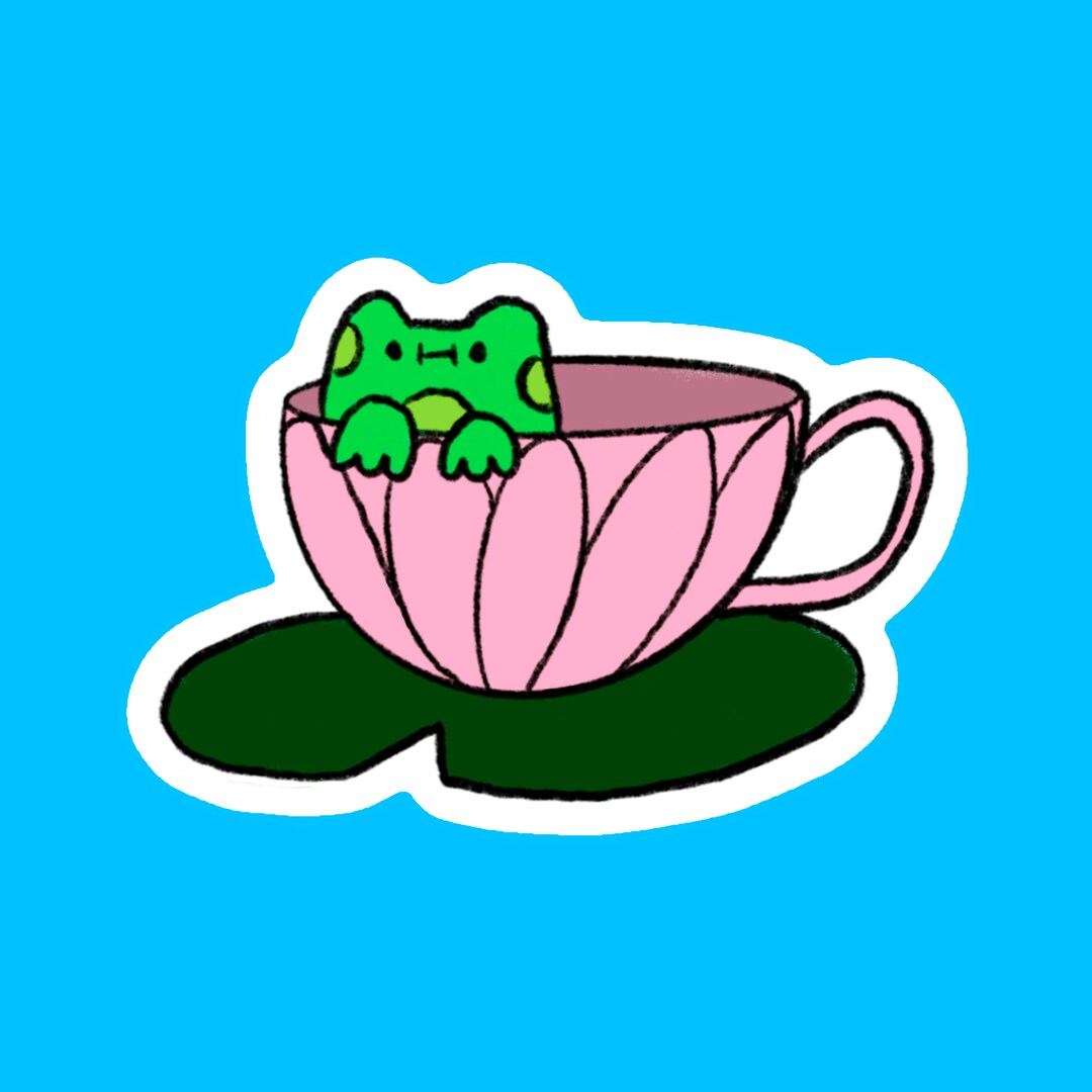 Teacup Frog - Etsy