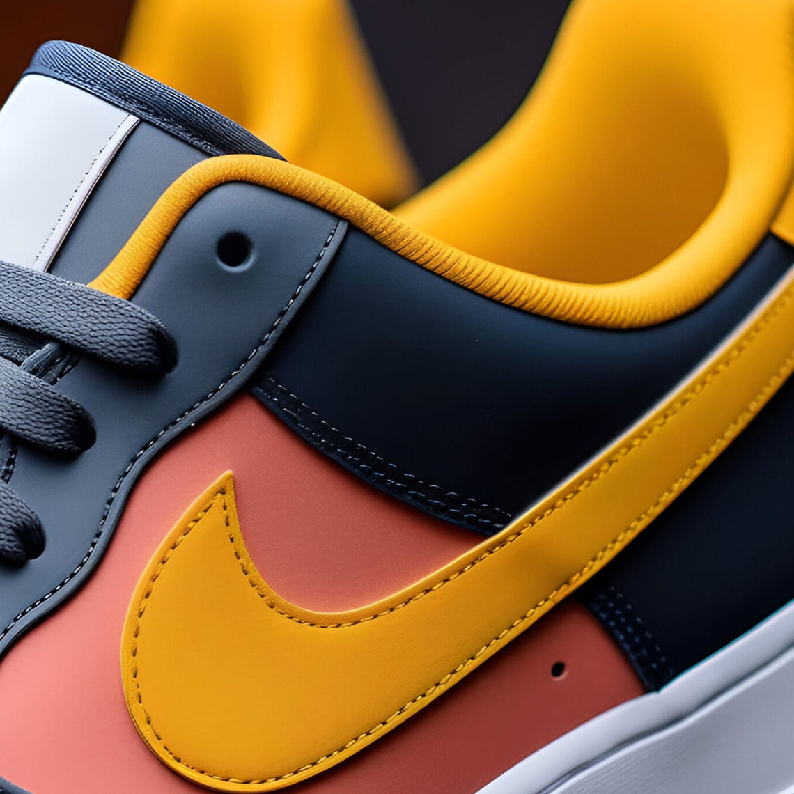 Sunset Spectrum Nike Air Force 1 Custom - Etsy