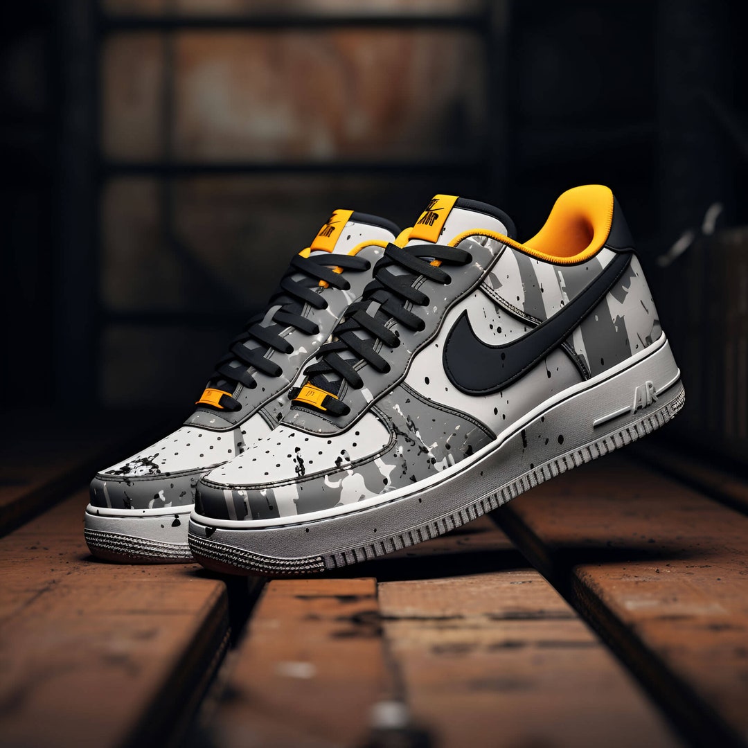 Grime Urban Camo Nike Air Force 1 Custom - Etsy