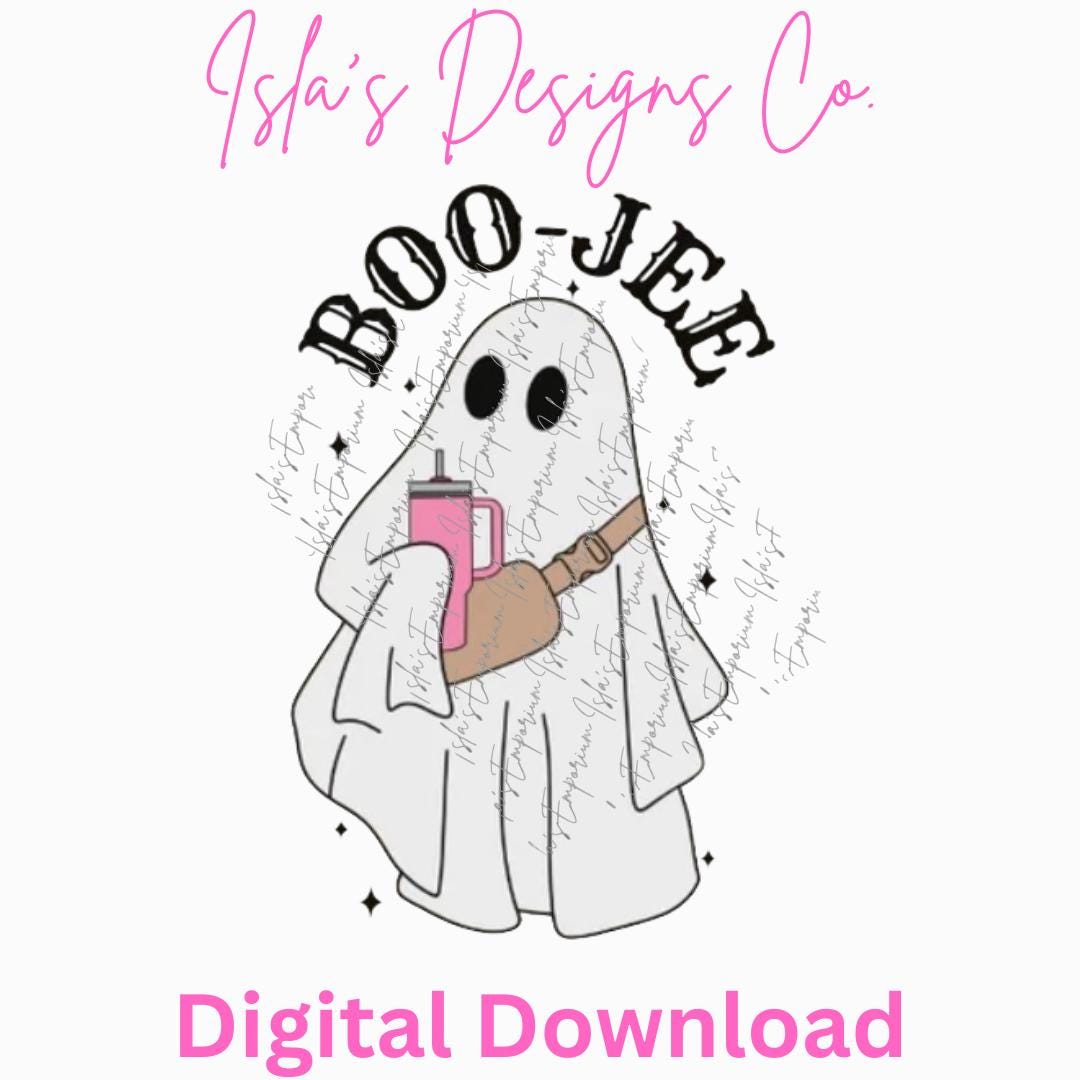 DIGITAL - Boo-jee Design - Ghost - Sublimation - Halloween - SVG ...