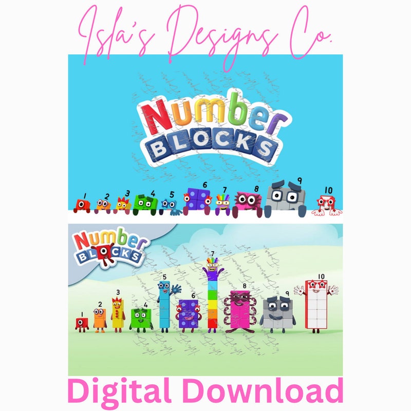 Number Blocks - Etsy