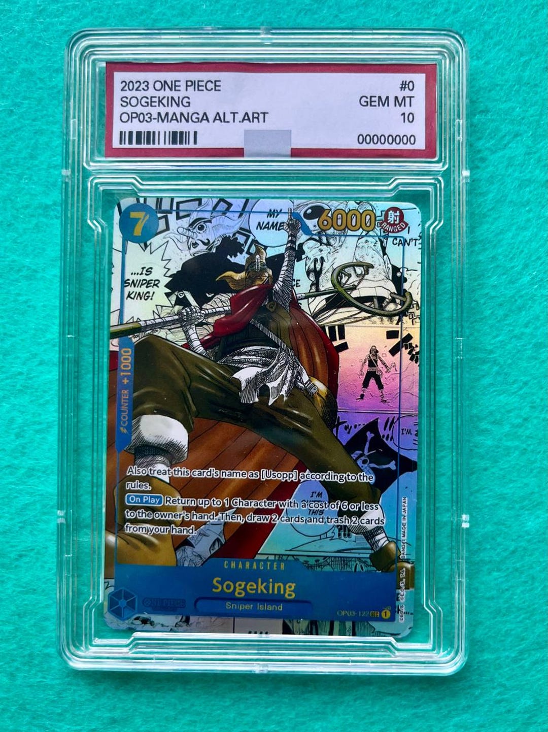 Card One Piece // Proxy Card Holo Quality Premium Reply Printed ...