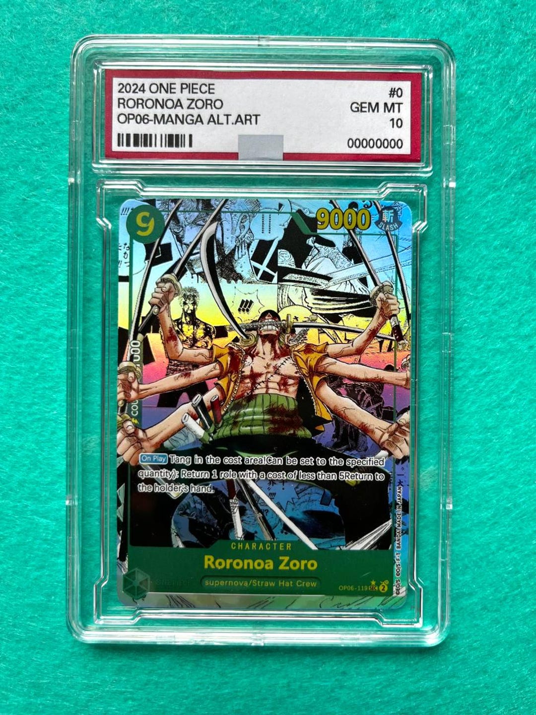 Card One Piece // Proxy Card Holo Quality Premium Reply Printed ...