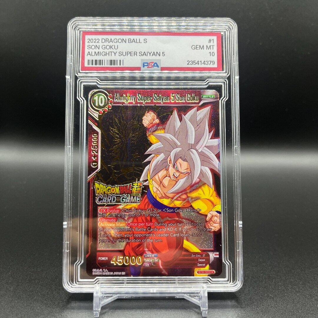 Son Goku Almighty Super Saiyan 5 Dragon Ball // Proxy Card Holo Quality ...