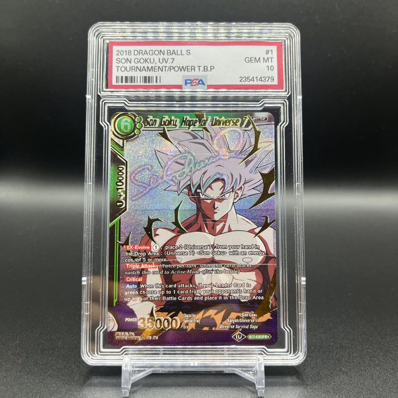 Son Goku Universe 7 Dragon Ball // Proxy Card Holo Quality Premium ...