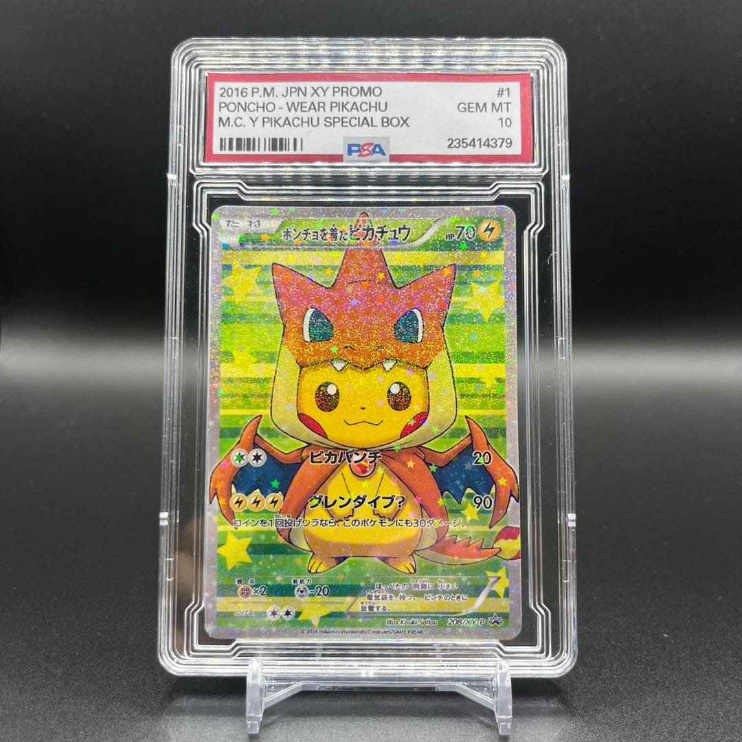 Pikachu Poncho Promo Special Box M.C. Y Jpn Mega Charizard // Proxy ...