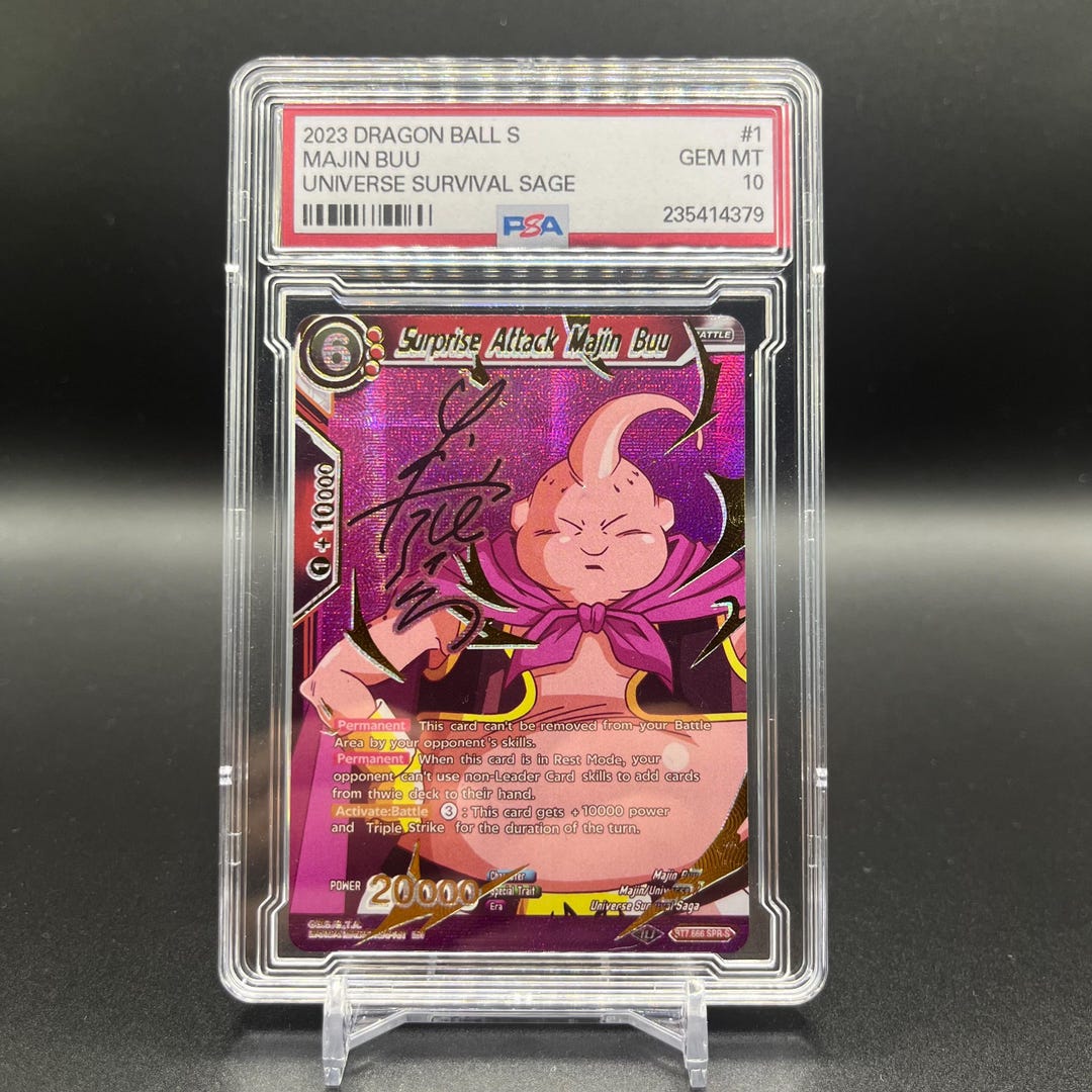 Majin Buu Dragon Ball // Proxy Card Holo Quality Premium Reply Printed ...