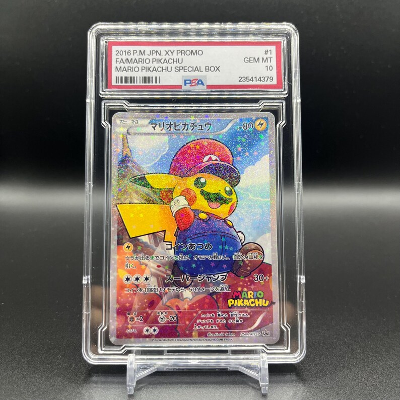 Pikachu Super Mario Bros Luigi // Proxy Pokemon Card Holo Quality ...