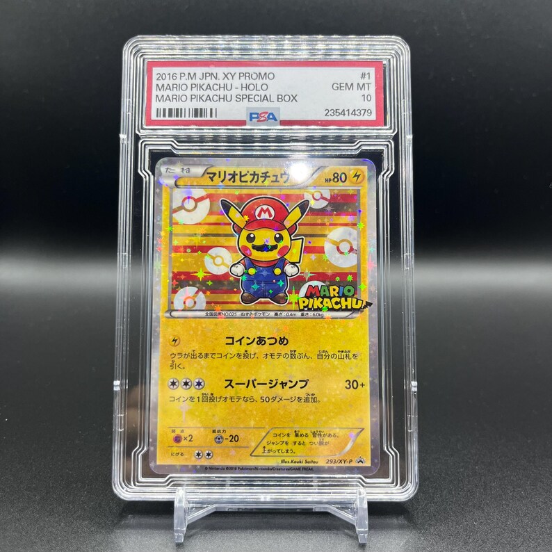 Pikachu Super Mario Bros Luigi // Proxy Pokemon Card Holo Quality ...