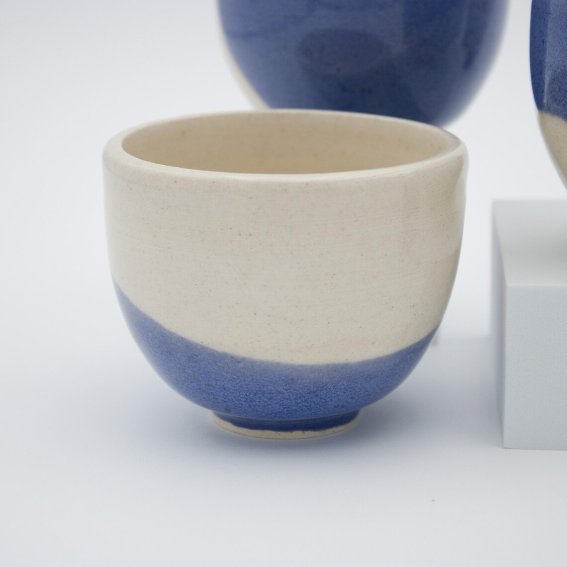 Set of Five Handleless Cups - Etsy