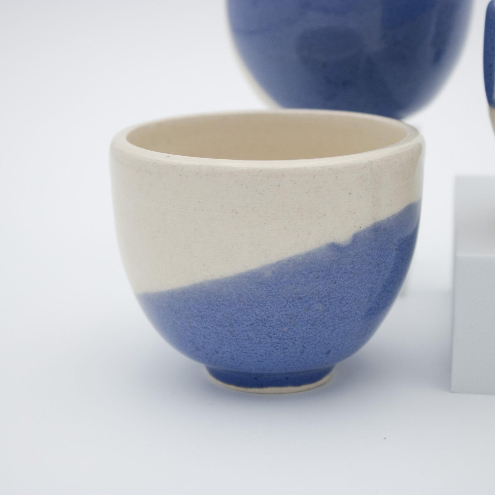 Set of Five Handleless Cups - Etsy