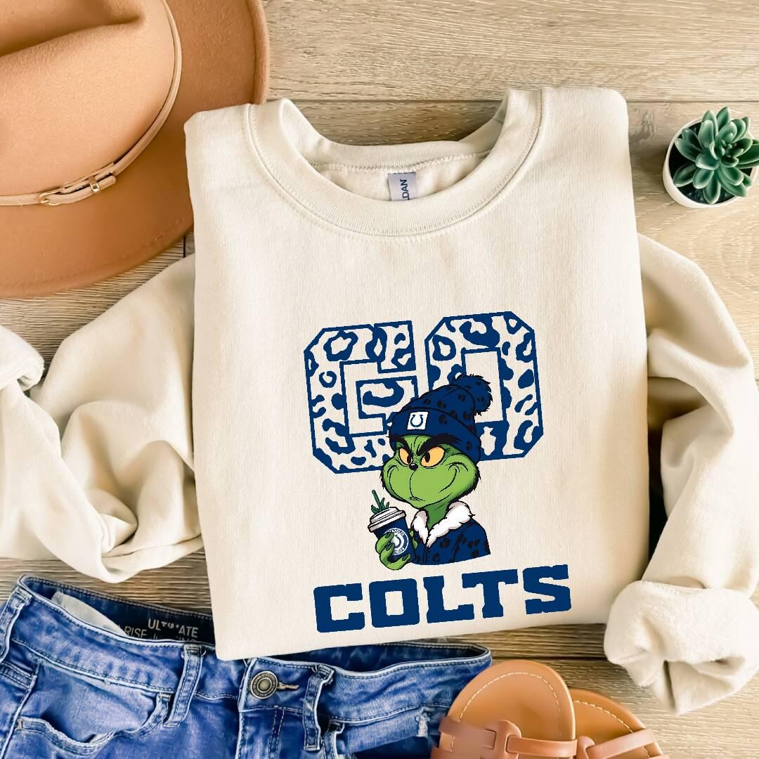 Indianapolis Crewneck Vintage Style Sweatshirt, Grinch Sweatshirt ...
