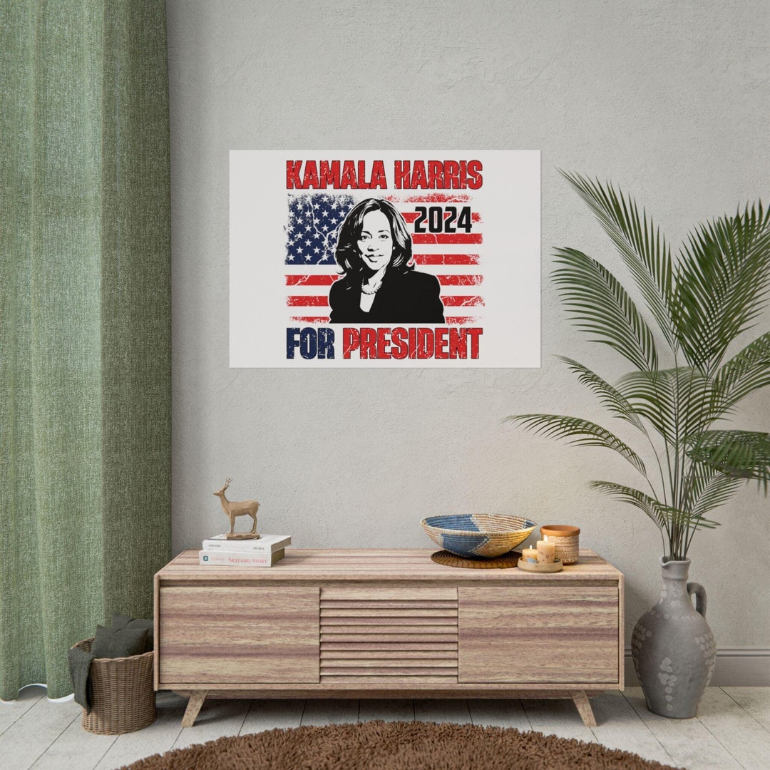 Kamala Harris Rolled Posters, Kamala Harris for President Poster ...