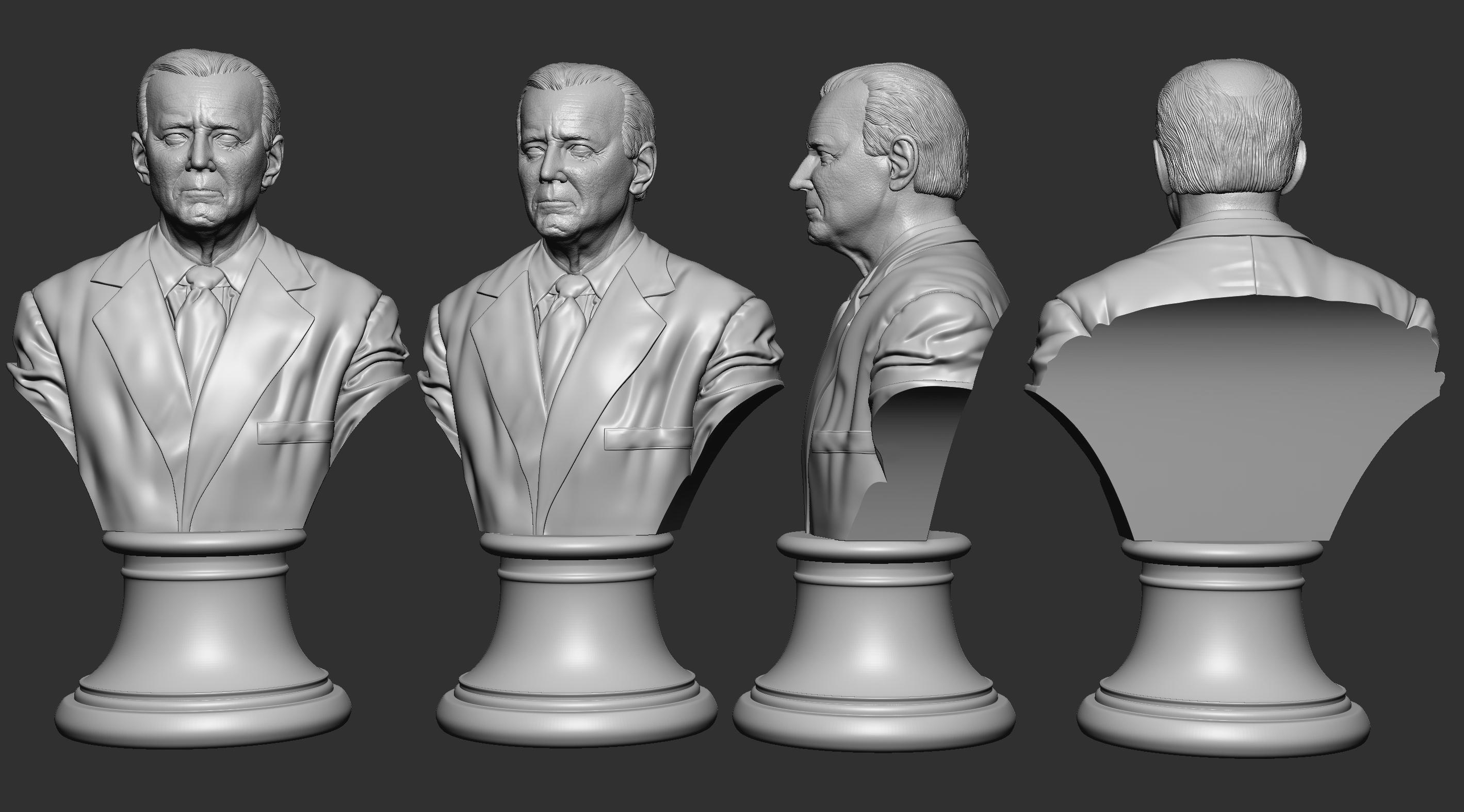 Digital File Stl Joe Biden Bust Sculpture Statue - Etsy