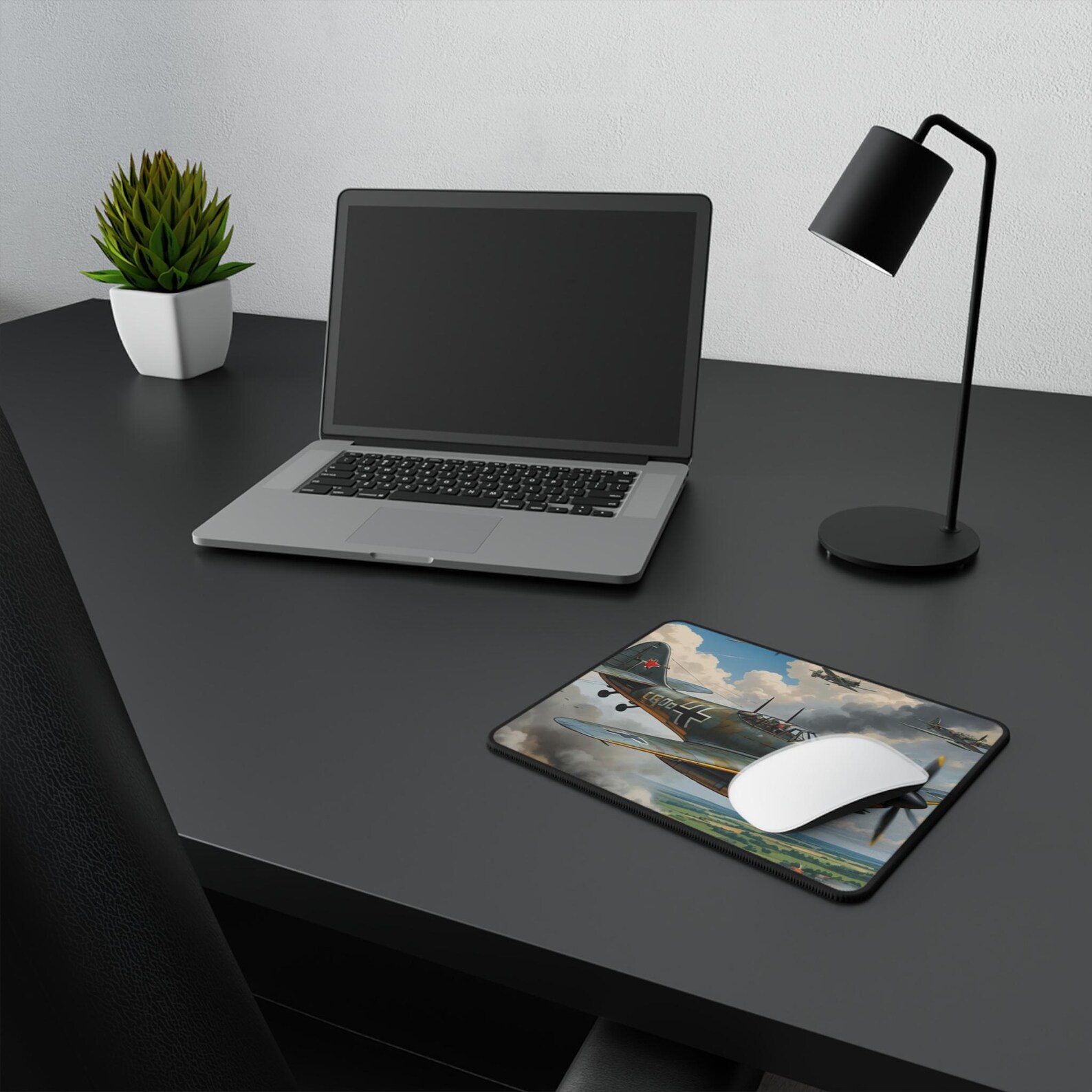 Non-slip Gaming Mouse Pad, WWII Planes Over Battlefield Mouse Pad ...