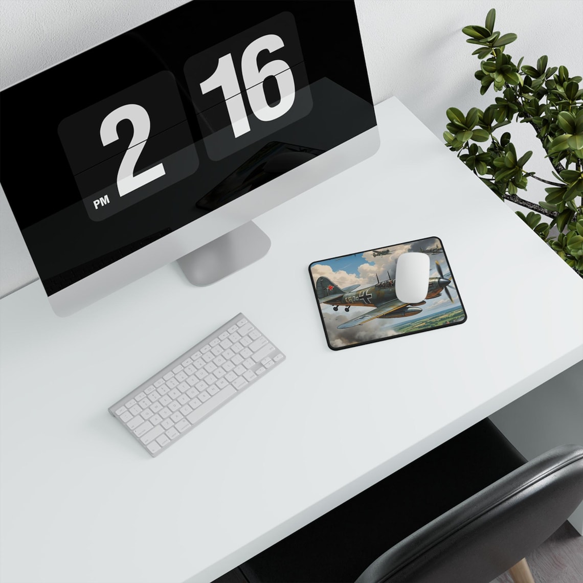Non-slip Gaming Mouse Pad, WWII Planes Over Battlefield Mouse Pad ...