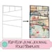 Flip Flop Junk Journal Folio Template: Customizable SVG, PDF, PNG Files ...
