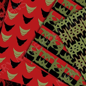 Arcane Gothic Digital Paper Pack, Scrapbook Paper, Printable Paper ...