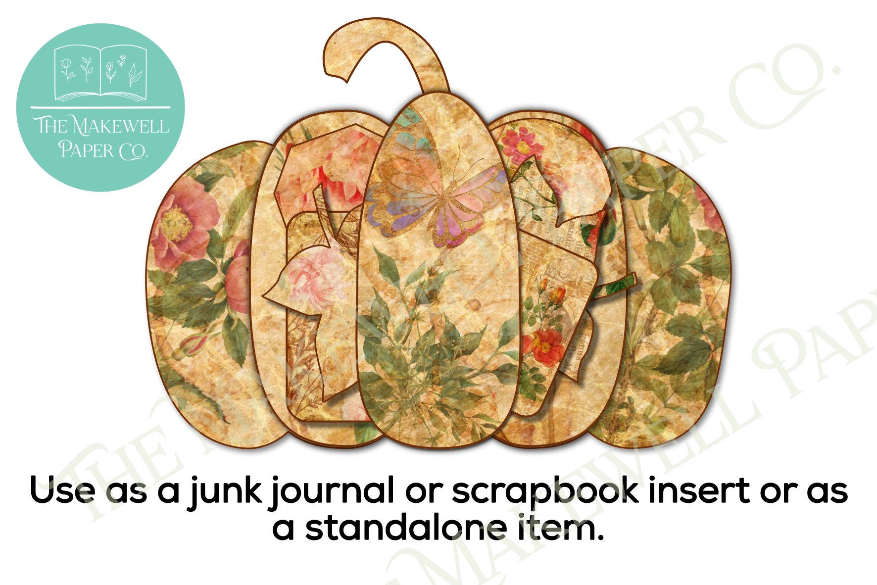 Pumpkin Loaded Pocket Template - SVG Cut Files - Cricut, Silhouette ...