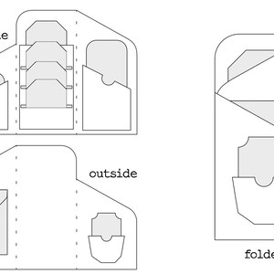 Trifold Junk Journal Folio Template: SVG Cut Files and Customizable ...