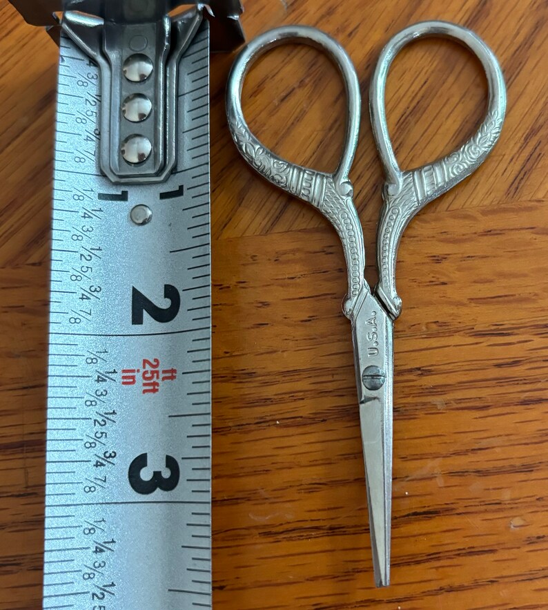Vintage 1920s Ornate Sewing Scissors - Etsy