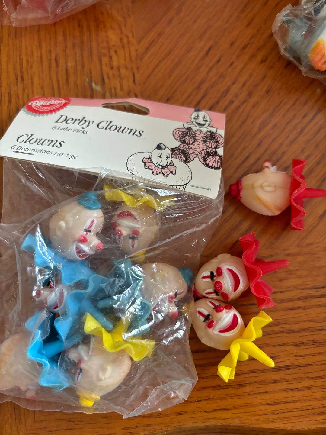 Vintage Wilton Derby Clowns Cake Picks - Etsy