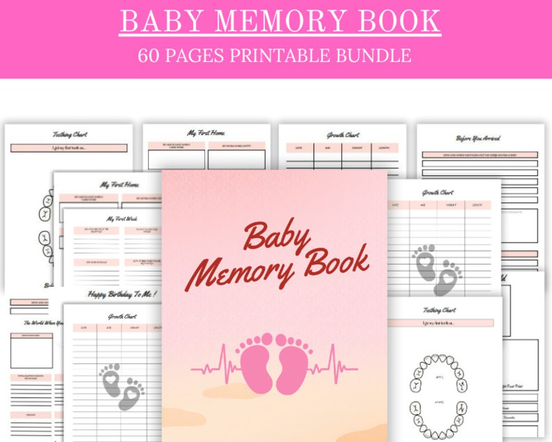 Personalized Baby Memory Book – Newborn Journal, Mom's Gift - Etsy